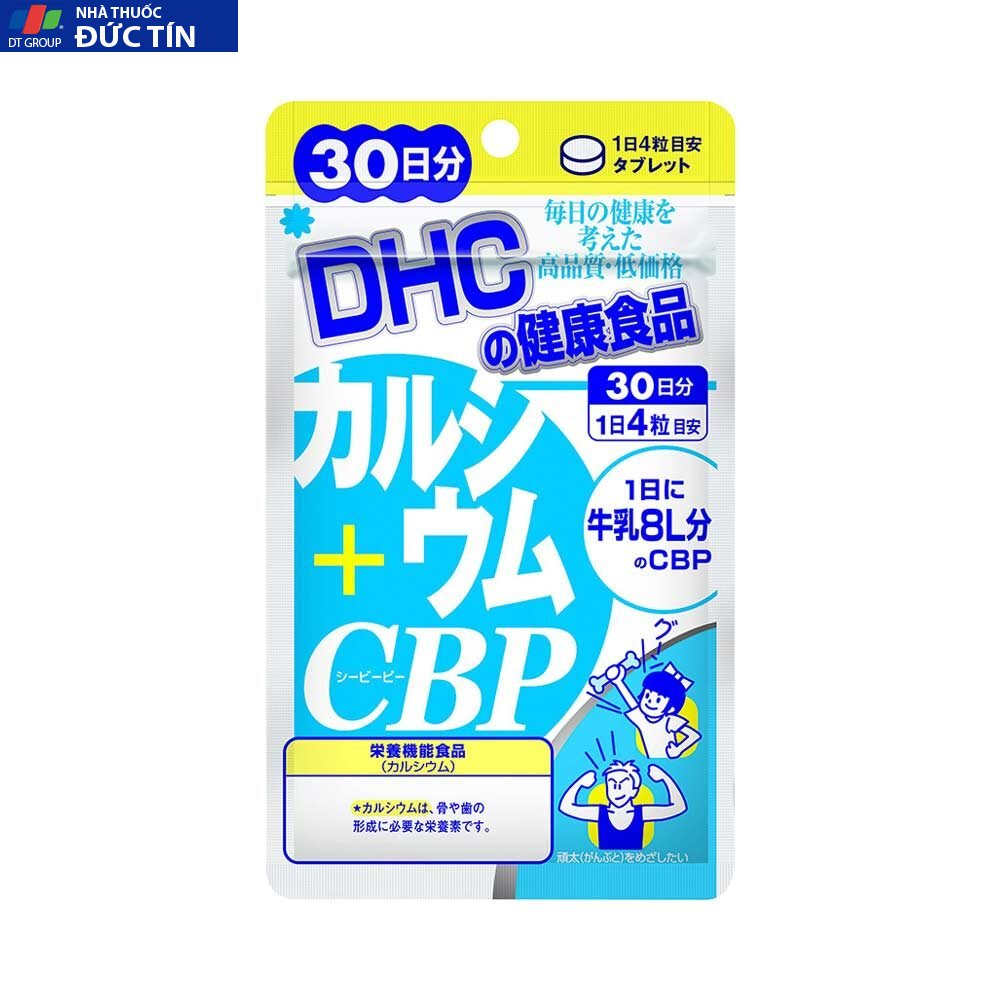 Viên uống bổ xương khớp Calcium & CBP DHC 120 viên - Nhà Thuốc Đức Tín