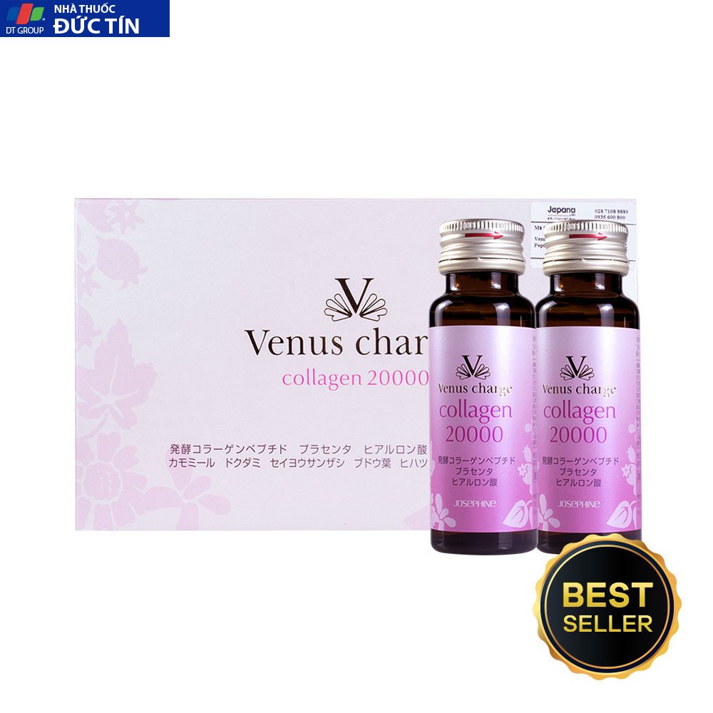 Nước uống Collagen Venus Charge 20,000mg (Hộp 10 chai x 50ml) - Nhà ...