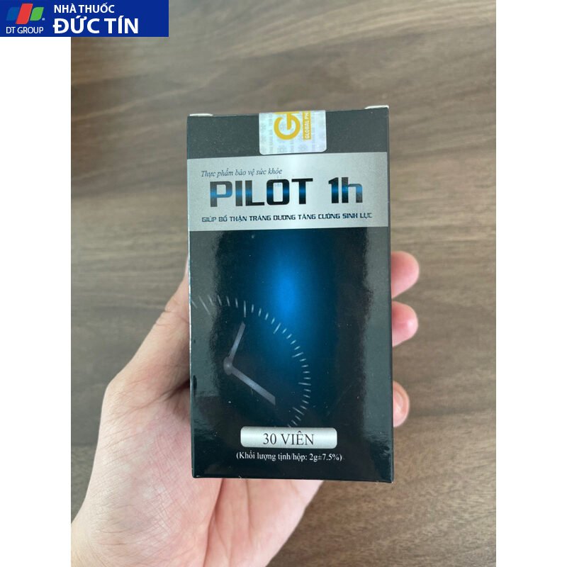 Viên uống bổ thận nam PILOT 1H giúp tăng cường chức năng sinh lý nam ...