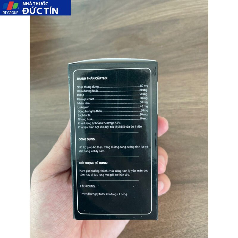 Viên uống bổ thận nam PILOT 1H giúp tăng cường chức năng sinh lý nam ...