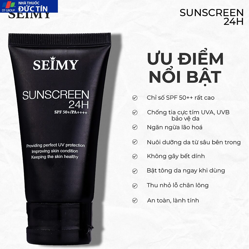 Kem chống nắng dưỡng da dưỡng trắng Seimy - Sunscreen 24h da mặt - Nhà ...